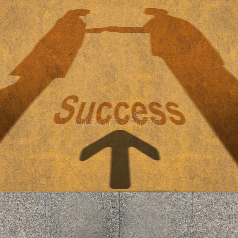 Shadow of Business Handshake Stock Image - Image of hand, adult: 39043823