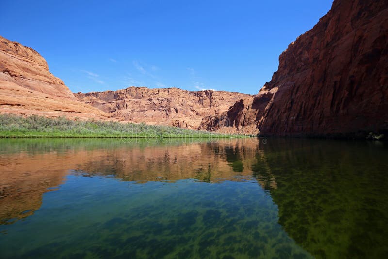 Shadow in the canyon stock image. Image of bend, clean - 256066423