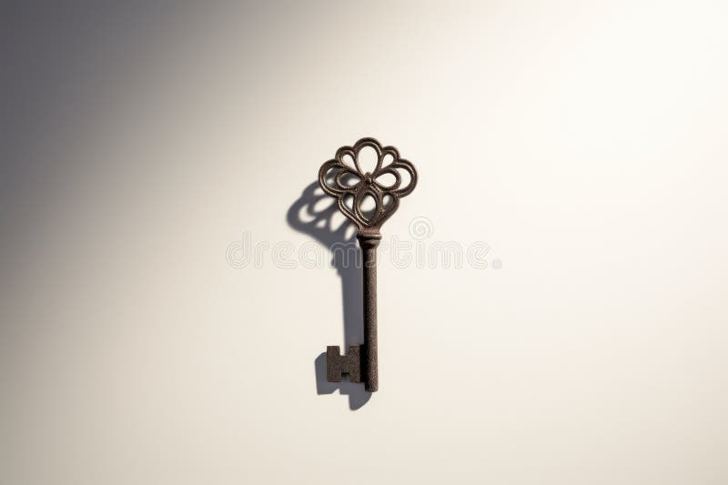Shadow Cast by Key. AI Generated Stock Photo - Image of home, isolated ...
