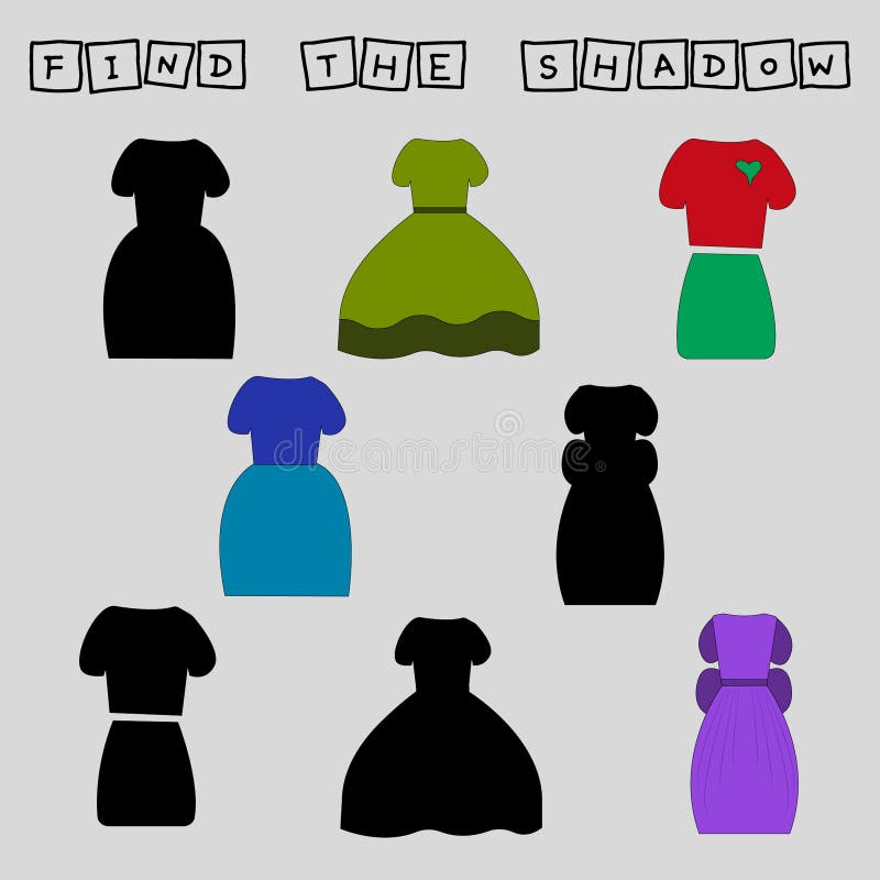 Shadow stock illustration. Illustration of school, cute - 253900751