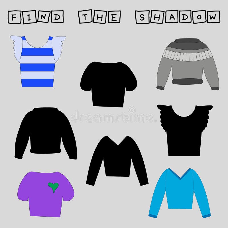 Shadow stock illustration. Illustration of visual, cute - 255934145