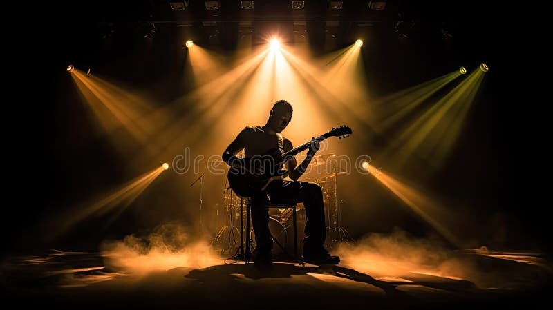 Shadow concert light stock illustration. Illustration of light - 313654385