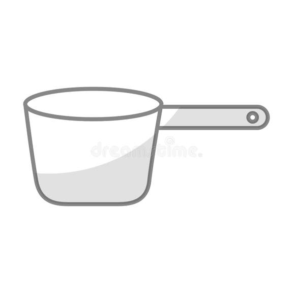 Shadow Cooking Pot Graphic Design Stock Vector - Illustration of ...