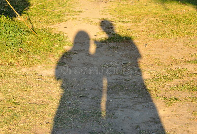 Couple Shadow in Field stock image. Image of wheat, field - 44618227