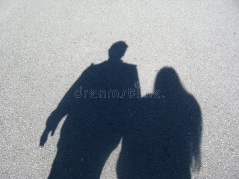 Shadow of couple stock photo. Image of love, valentine - 136907914