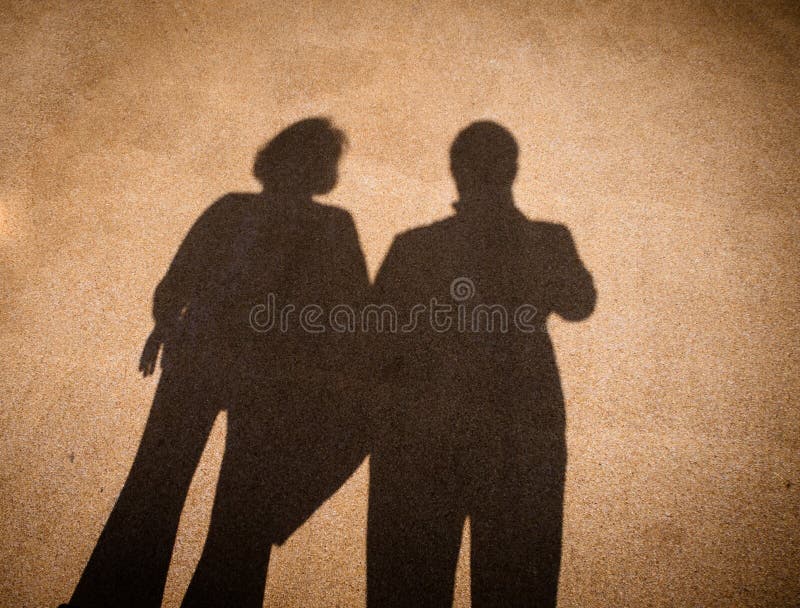 Shadow Two People Holding Hands Walk Stock Photos - Free & Royalty-Free ...