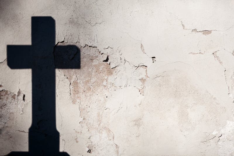 Shadow of a cross stock image. Image of religion, crucifix - 48072539