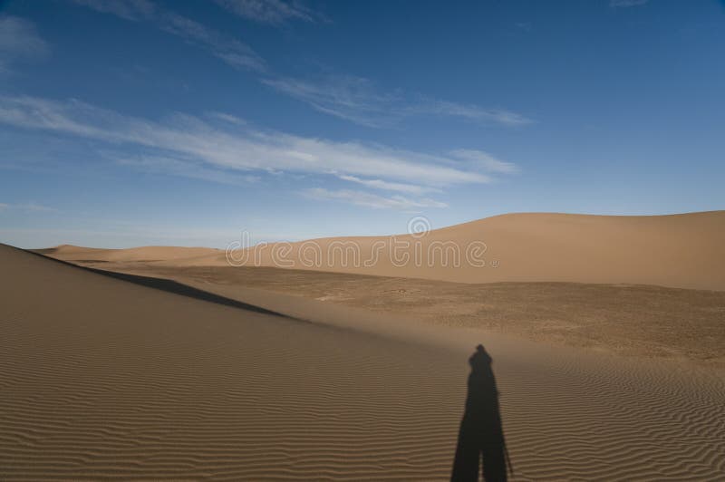 Shadow in the desert stock photo. Image of vacation, hotel - 21601116