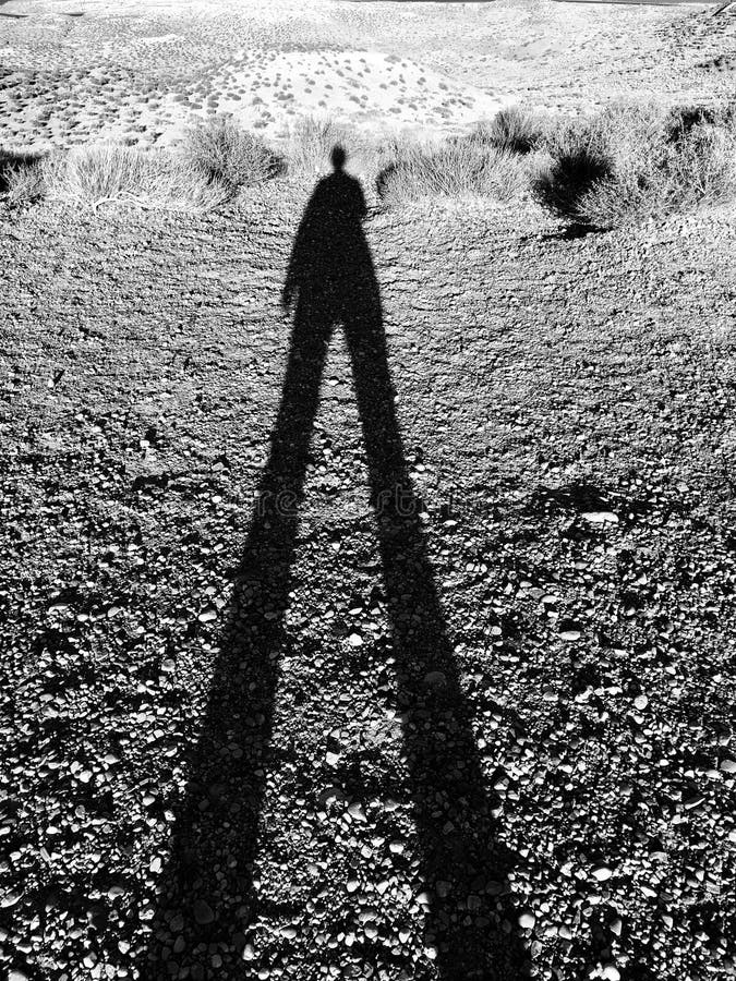 Shadow stock photo. Image of long, shadow, full, desert - 144712504