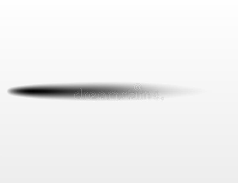 Shadow Effect. Realistic Blurred Edges Shadow of Isolated Template ...