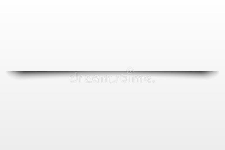 Shadow Effect. Realistic Blurred Edges Shadow of Isolated Template ...