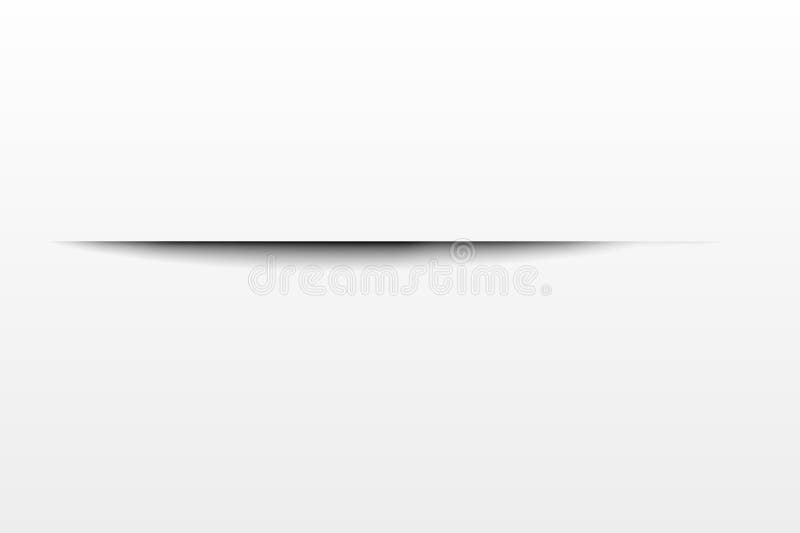 Shadow Effect. Realistic Blurred Edges Shadow of Isolated Template ...