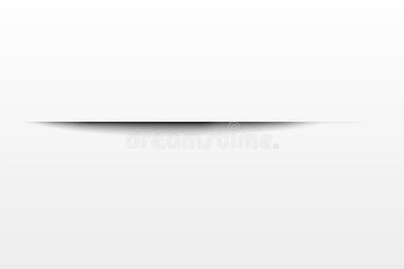 Shadow Effect. Realistic Blurred Edges Shadow of Isolated Template ...