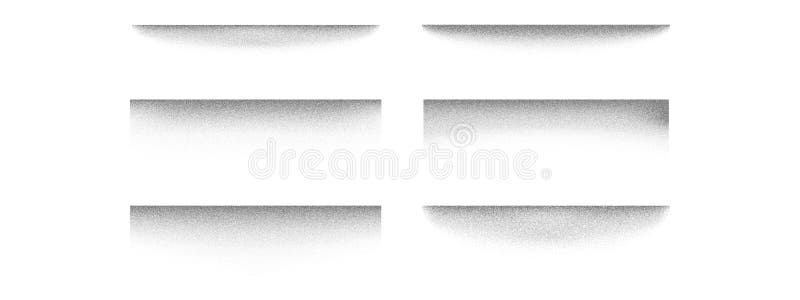 Shadow Effects with Grain. Black Dotwork Noise Texture. Stippled ...