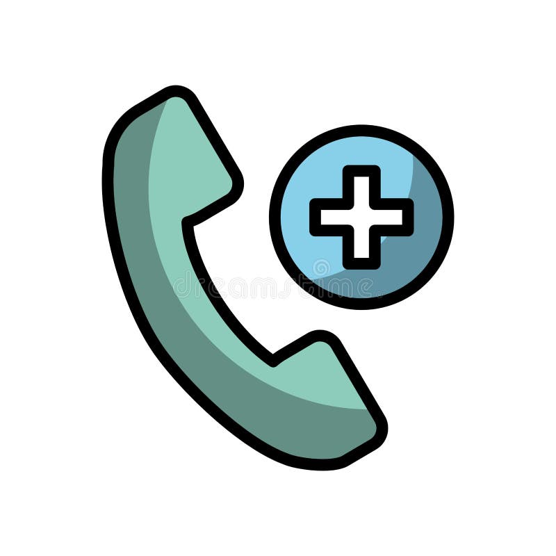 Shadow Emergency Call Cartoon Stock Vector - Illustration of call, flat ...