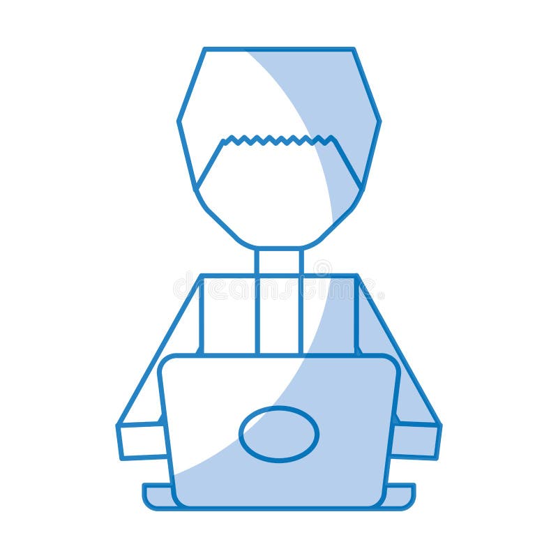 Shadow faceless cartoon stock vector. Illustration of internet - 93592455