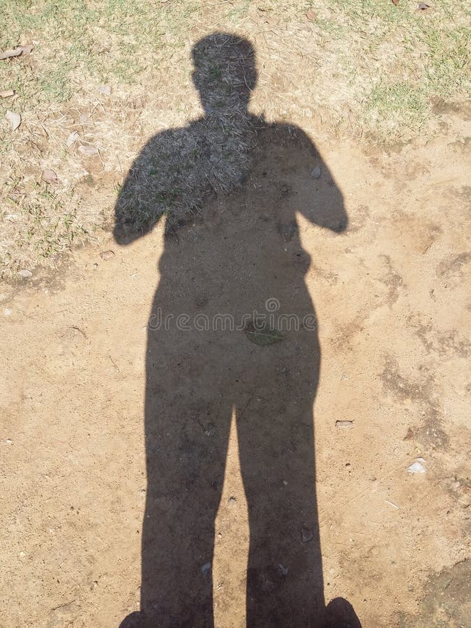 Shadow of fat man stock photo. Image of shadow, grown - 65802624