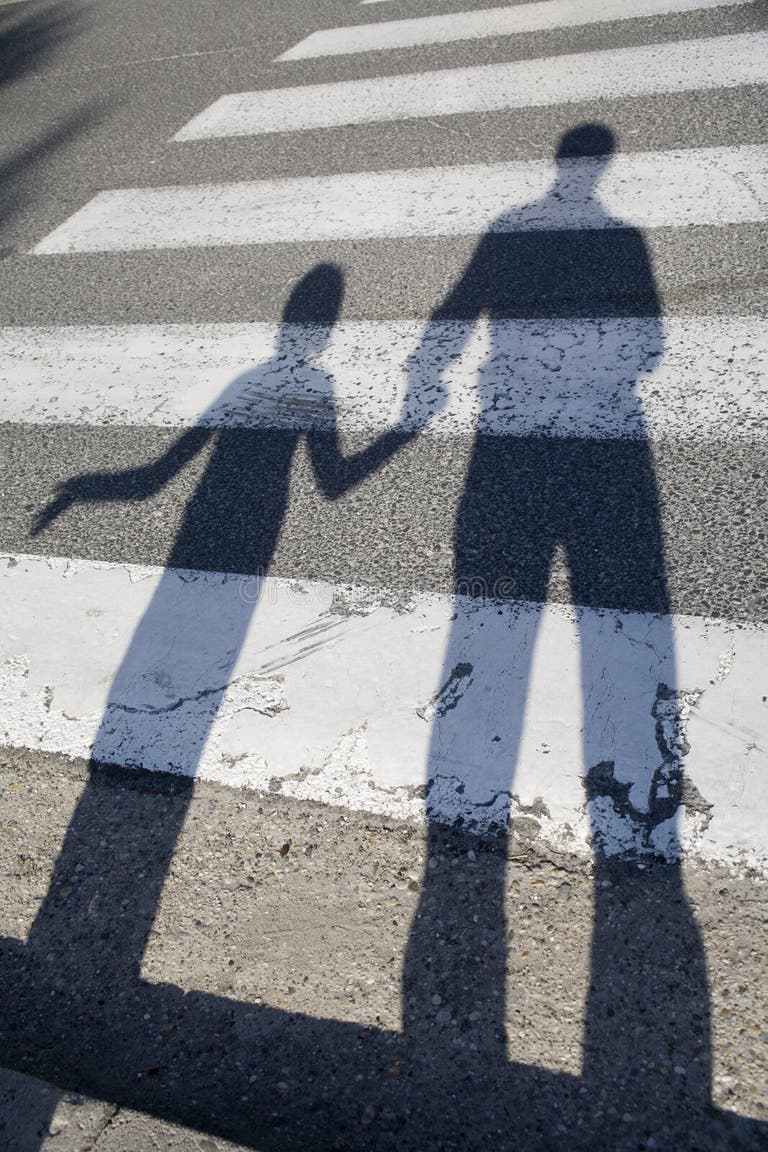 Shadow Father Daughter Road Stock Photos - Free & Royalty-Free Stock ...