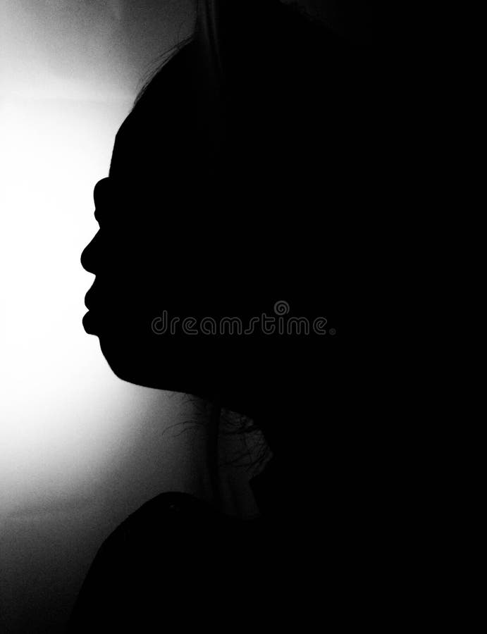 Shadow stock image. Image of profile, horror, people - 95323857