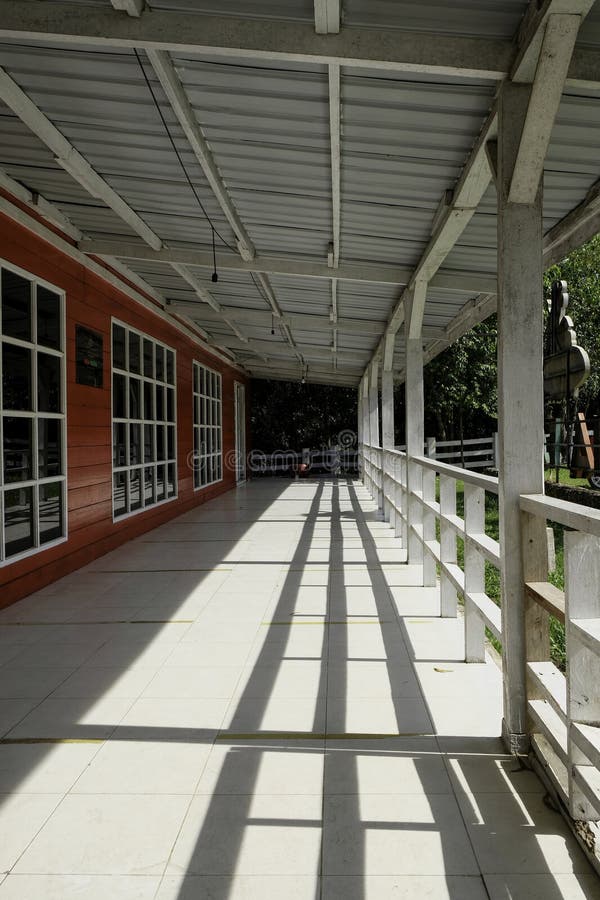 Shadow of the Fence Hit by Sunlight Stock Image - Image of outdoors ...