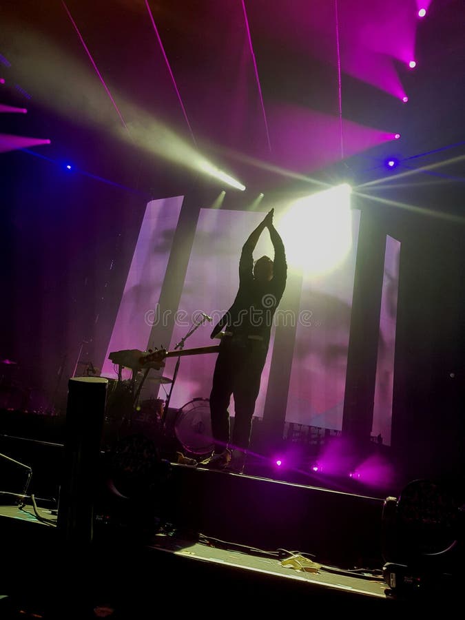 Shadow figure, purple editorial photo. Image of lights - 118034701