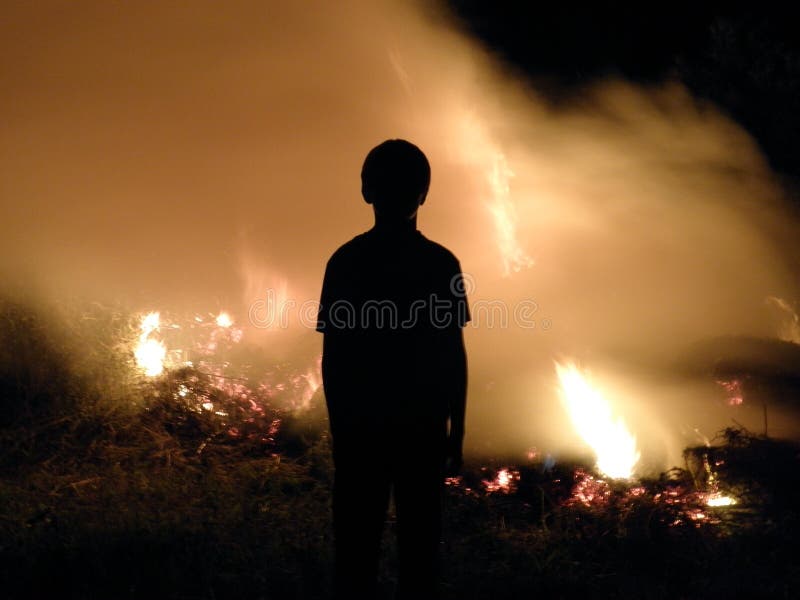 Shadow on fire stock photo. Image of smoke, mystic, holiday - 42278034