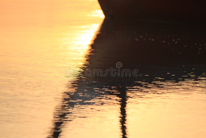 Shadow Fishing boat stock image. Image of fishing, oceanic - 84319925