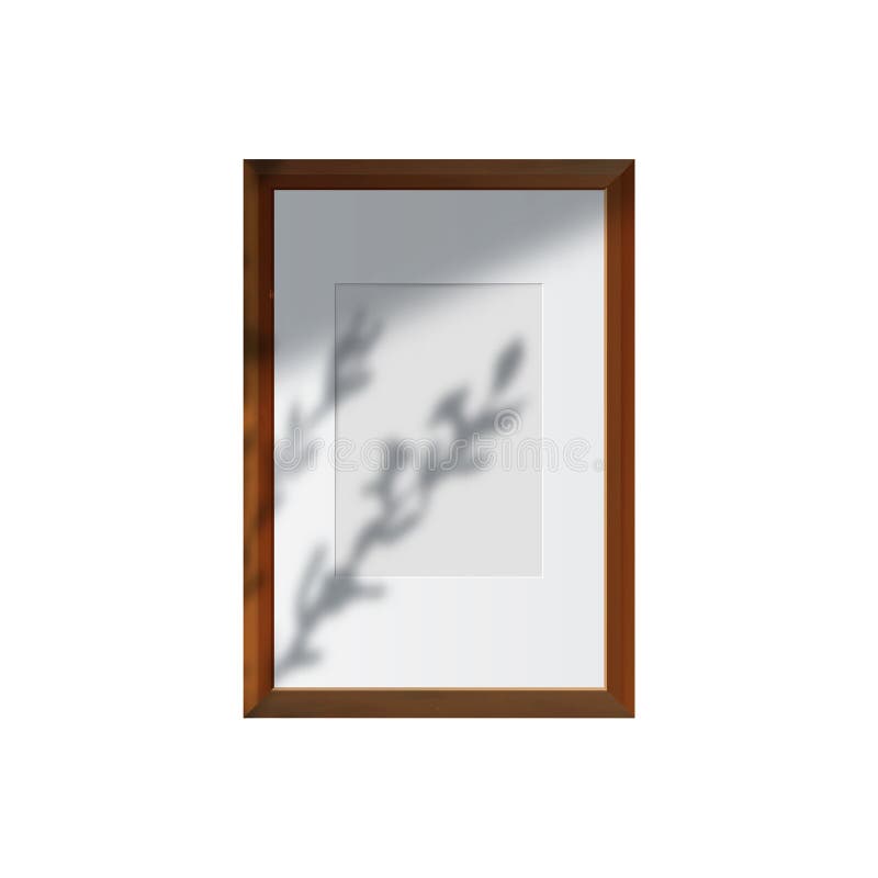 Shadow on Frame Illustration Stock Vector - Illustration of decorative ...