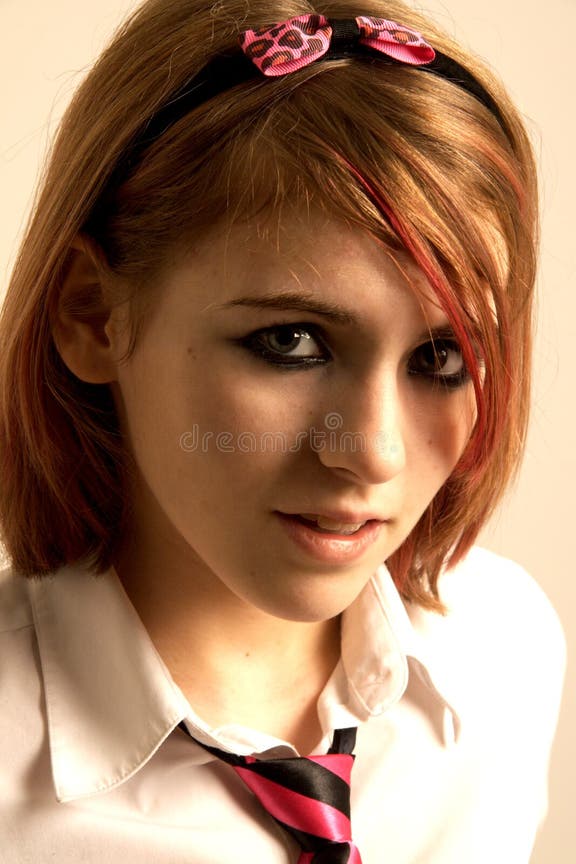 Shadow Girl stock photo. Image of eyeliner, girl, teen - 2039214