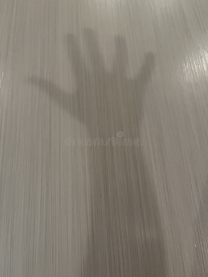 Shadow of Hand on White Surface Stock Image - Image of high, human ...