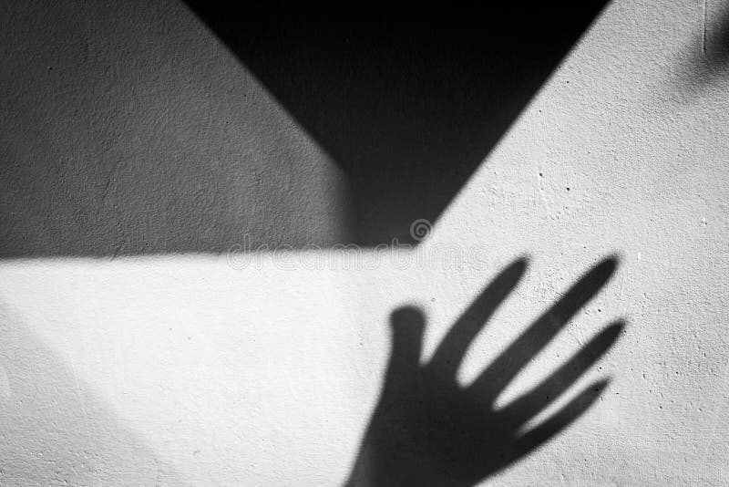 Chasing the light stock photo. Image of triangle, shadows - 229631134