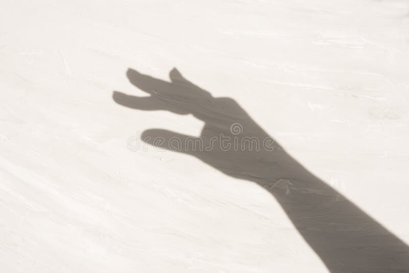 Shadow Hand Elegance Fingers Dance Minimalistic Light Textured Background Soft Lighting Copy ...