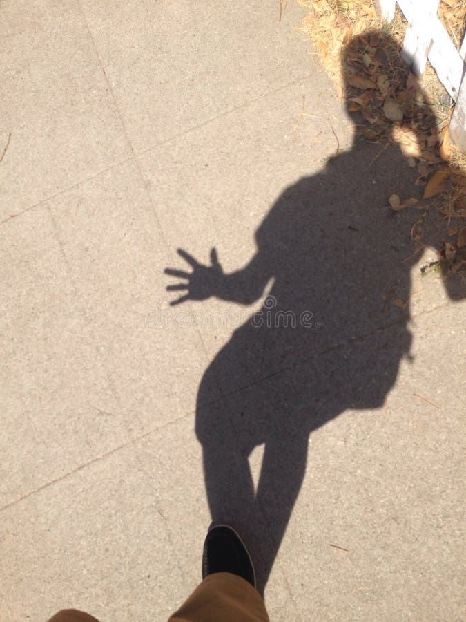 Shadow hand stock image. Image of shadow, hand, ground - 46605589