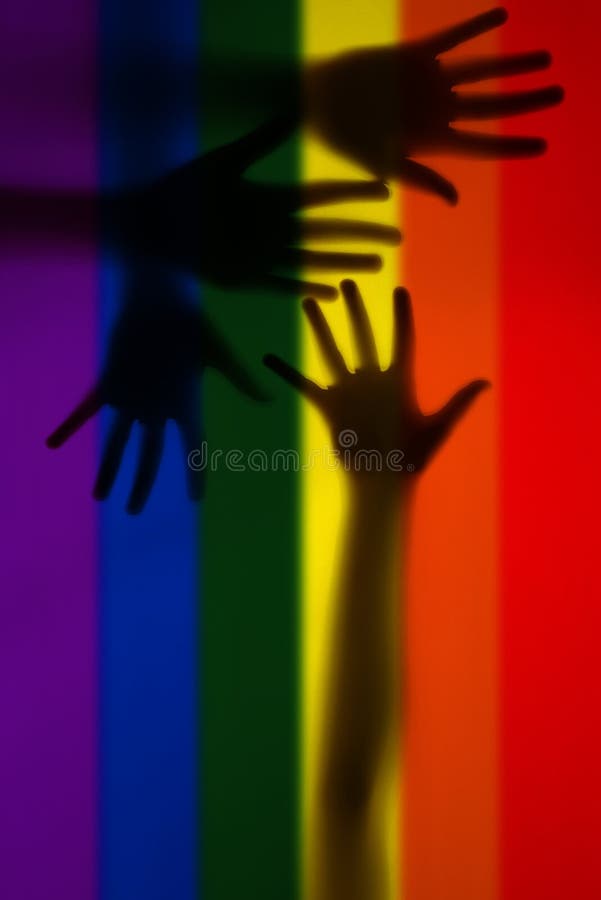 LGBT Support - Hands and Colors Stock Image - Image of creative, life ...