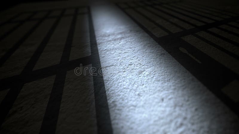 Shadow of Jail Bars stock video. Video of steel, decorative - 52336489