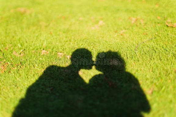 Shadow of a kiss stock photo. Image of face, young, kissing - 37887278