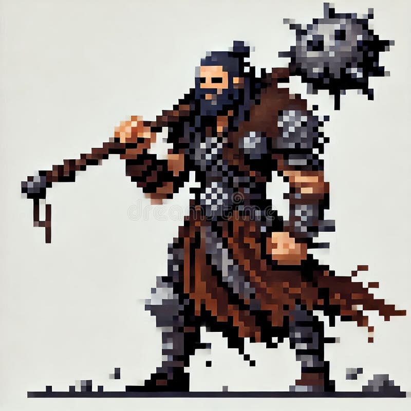 Shadow Knight with Spiked Armor Stock Illustration - Illustration of ...