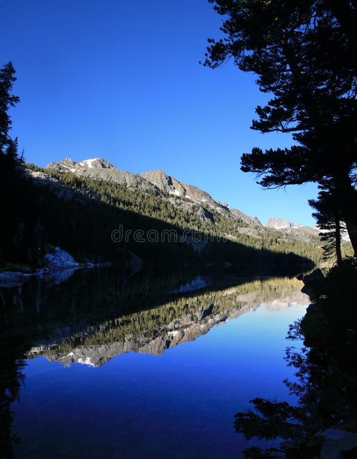 Shadow Lake reflection stock image. Image of nevada, ridge - 22278549