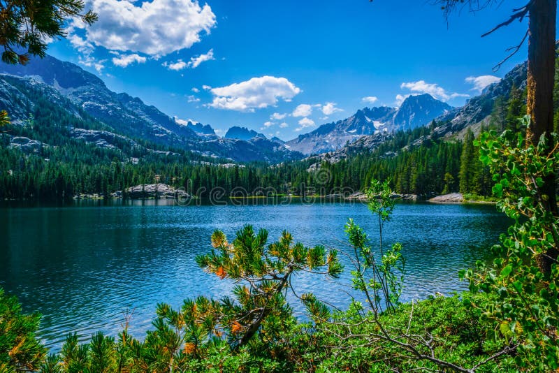 Shadow Lake Blues stock image. Image of views, beautiful - 125607953