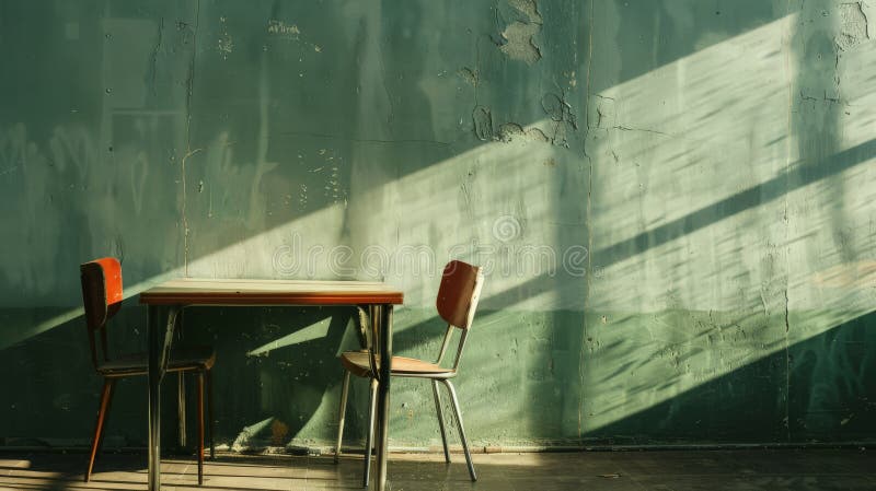 Shadow and Light Play on a Simple Setting, Emphasizing Isolation in ...