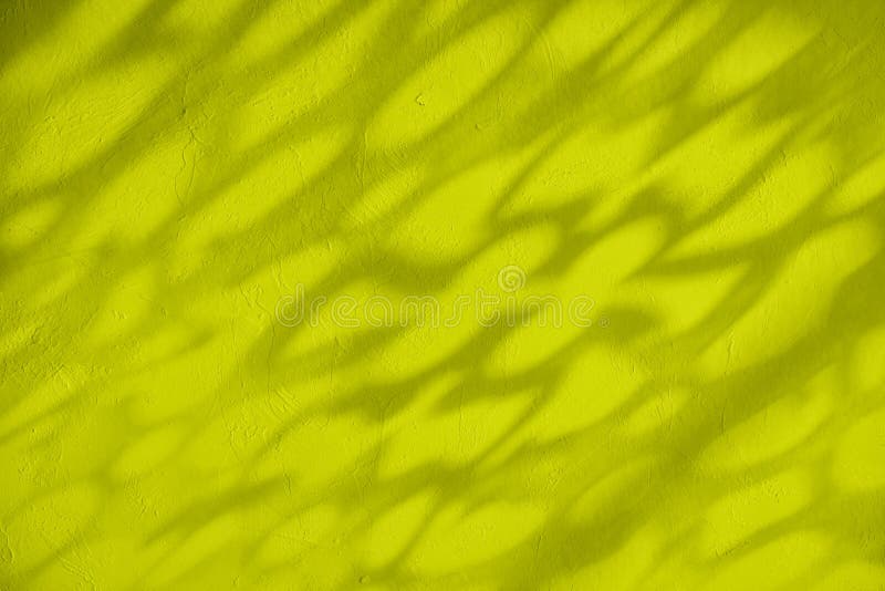 Shadow and Light on Solid Yellow Wall Texture Background Stock Image ...