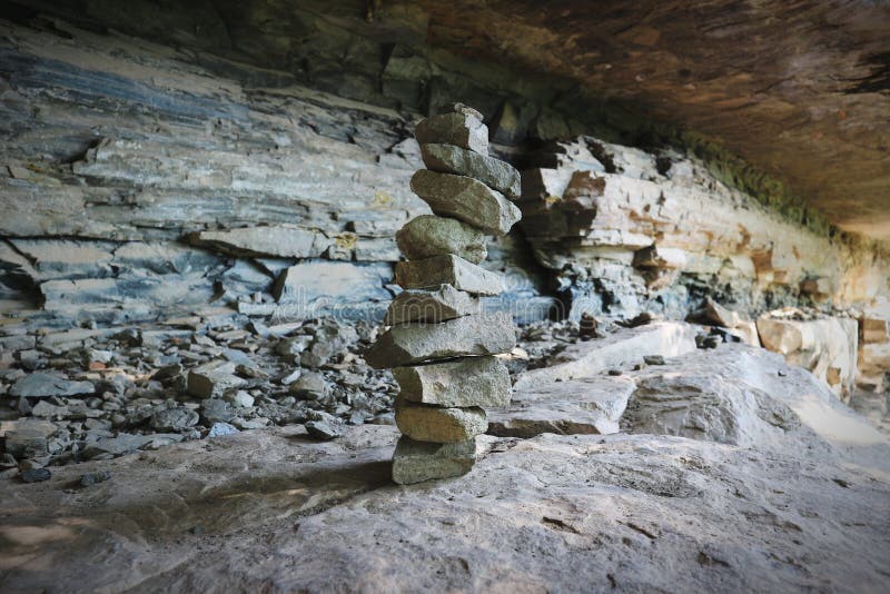 Shadow&light Stone Nature Forest Phataem Ubonratchani Thailand Stock ...