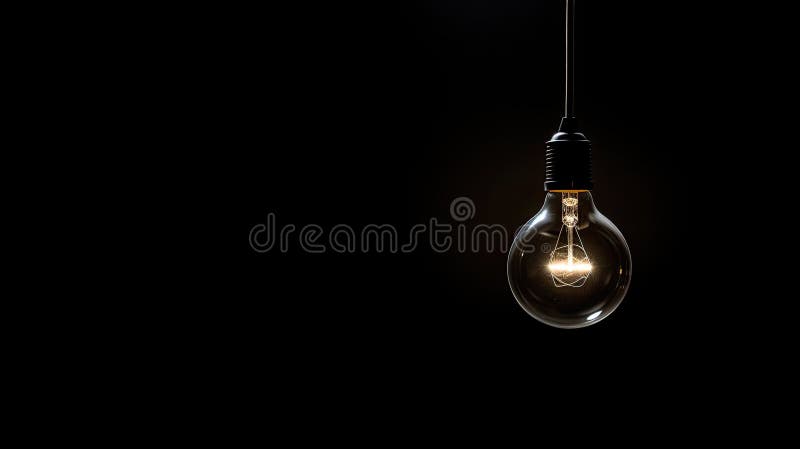 Shadow lightbulb light stock illustration. Illustration of light ...