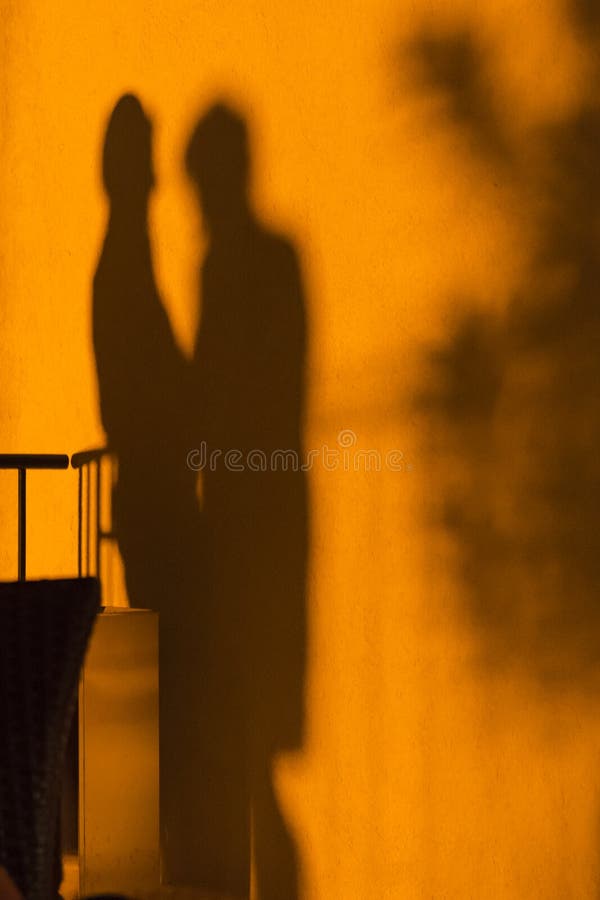 Shadow of love stock photo. Image of shadows, silhouettes - 1137152