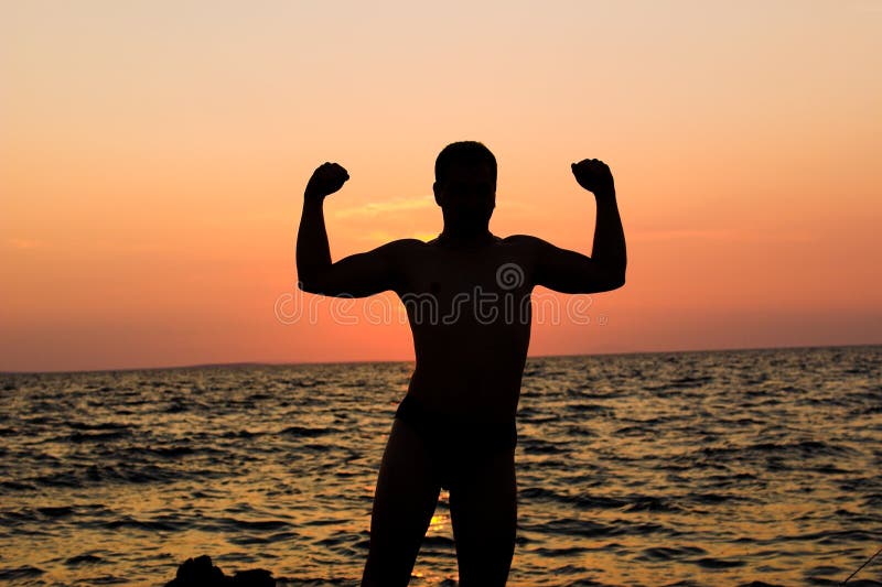 Shadow man stock photo. Image of happy, freedom, contrast - 1813664