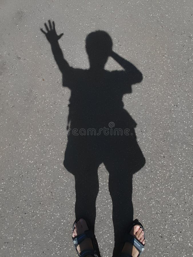 Shadow of a man stock image. Image of silhouette, head - 18947863