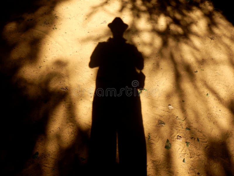 Shadow Man stock image. Image of mysterious, danger, evil - 76299387