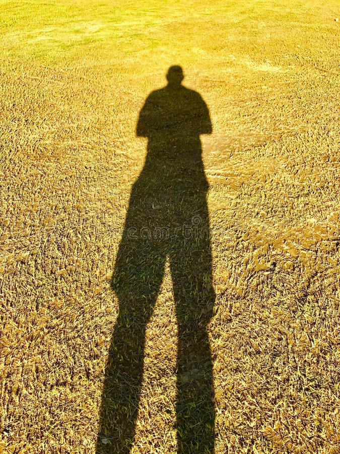 Shadow of man stock photo. Image of shadow, plain, green - 99141958