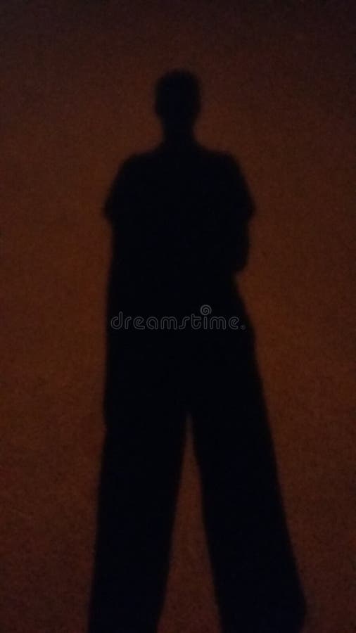 Shadow man stock photo. Image of night, male, shadow - 54833450