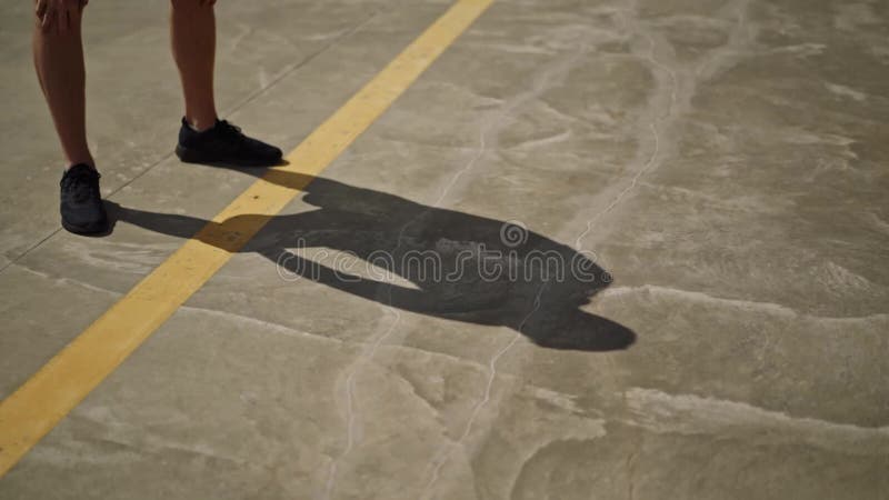 Shadow of Man Running Fast and Intense in Forest Stock Video - Video of ...